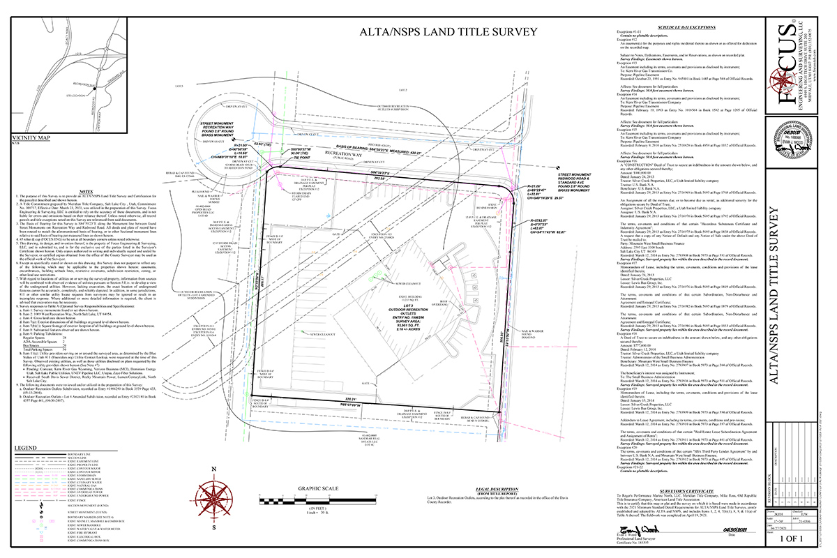 New ALTA Land Survey Requirements